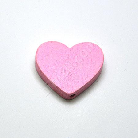 Ucuz Ahşap Kalp (pembe) | bihizli.com
